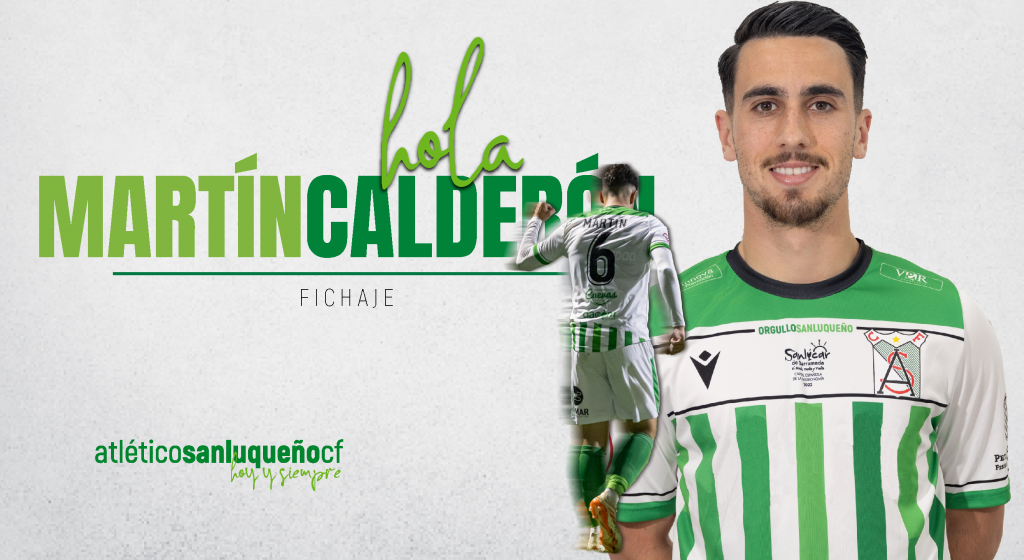 Martín Calderón, nuevo jugador del Atlético Sanluqueño CF - Atlético ...