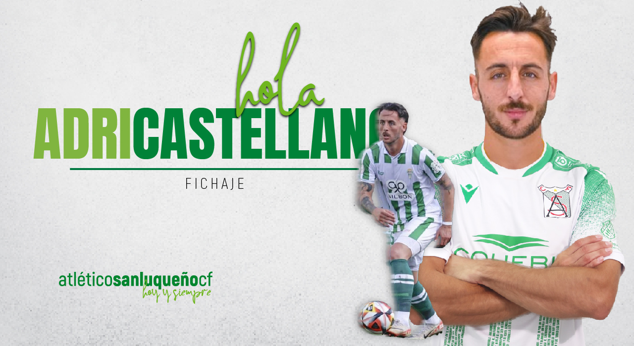 Adri Castellano nuevo jugador del Atlético Sanluqueño CF - Atlético ...